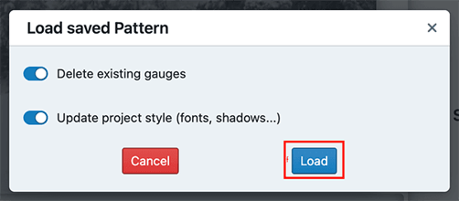 Using patterns to display different data in Telemetry Overlay